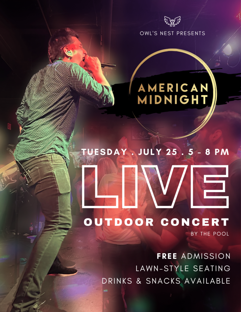American Midnight Band | First Outdoor Concert at Owl's Nest